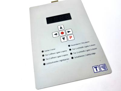 China 3M Rear Adhesive Waterproof Led Membrane Switch With Gradient Printing for sale