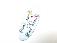China 3M Self Adhesive Digital Printing Rubber Keypad Membrane Switch for sale