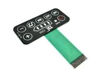 China Silver Conductive Circuit Custom Membrane Keypad For Ocean Monitor for sale