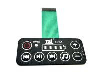 China Silver Conductive Circuit Custom Membrane Keypad For Ocean Monitor for sale