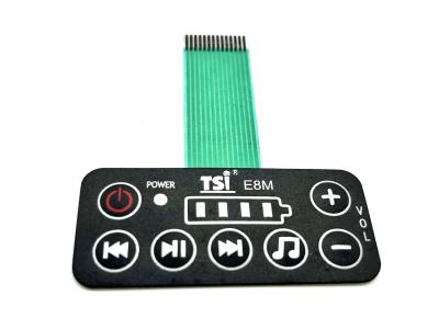 China Silver Conductive Circuit Custom Membrane Keypad For Ocean Monitor for sale