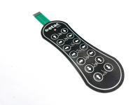 China Autotex F150 Polyester Micro Push Button Membrane Switch With Gold Plated Metal Domes for sale