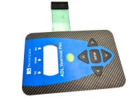 China Texture Mylar Side LED Keypad Membrane Switch With Molex 2.54MM Pitch for sale