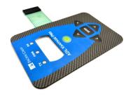 China Pocket Layered Graphic LCD Printing Membrane Switch With Led For Medical Enclosure for sale