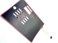 China Back Tinted LCD Window Polyester Membrane Key Switch With Adhesive Layer for sale