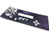 China Pocket Layered Graphic LCD Printing Tactile Membrane Keyboard For Medical Enclosure for sale