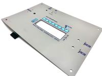 China Screen Printing Medical Best Membrane Keyboard With Transparent LCD Window for sale