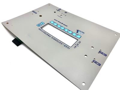 China Screen Printing Medical Best Membrane Keyboard With Transparent LCD Window for sale