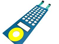 China Texture Mylar Side Membrane Keypad With Led With Molex 2.54MM Pitch for sale