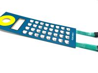 China Chemical Resistant Industrial Backlit Membrane Switch With Embossing Options for sale