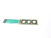 China LED Backlight Screen Printing  Tactile Dome Switch With Transparent Window Display for sale
