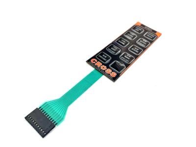 China Key Pad Instrument Tactile Dome Switch With 2.54MM Pitch Female Connector for sale