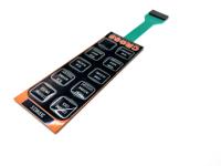 China Key Pad Instrument Tactile Dome Switch With 2.54MM Pitch Female Connector for sale
