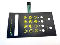China Pocket Layered Graphic LCD Printing Membrane Keypad Suppliers Foil For Medical Enclosure for sale