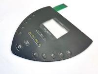 China Tactile Rasied Buttons Backlit Light Switch With Nicomatic Female Connector for sale