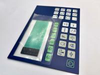 China Screen Printing Matrix Membrane Keypad With Transparent Window Display for sale