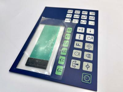 China Screen Printing Matrix Membrane Keypad With Transparent Window Display for sale