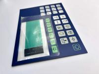 China Screen Printing Keyboard Membrane Cover Silver Conductive Circuit With 2.54MM Pitch for sale