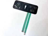 China Flex Circuit Two Top Membrane Keyboards With 1.0MM Pitch Of ZIF Connector for sale