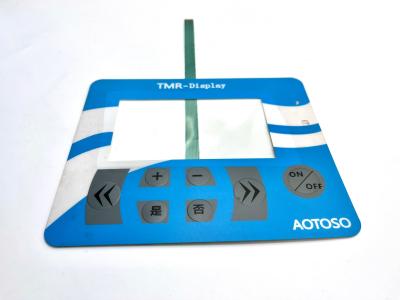 China Back Tinted LCD Window Polyester Membrane Keypad With Adhesive Layer for sale