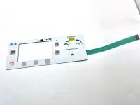 China One Clik Button Embossed One Button Membrane Switch With Flexible Copper Cable for sale