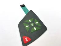China Key Pad Instrument Membrane Switch Panels With 2.54MM Pitch Female Connector for sale