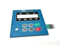 China Pocket Layered Graphic LCD Printing Custom Tactile Keyboard Foil For Medical Enclosure for sale