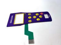 China 240gm Trip Force 3 Contact Domes Backlit Membrane Switches for sale