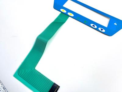 China Customizable Embossing Membrane Type Keyboard 3M467 Adhesive for sale