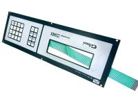 China Pocket Layered Graphic LCD Printing Membrane Button Panel Foil For Medical Enclosure for sale