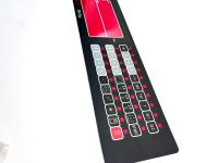 China Self Adhesive Screen Printing Control Panel Overlay Printing For Medical Equipment for sale