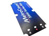 China Polyester Custom Printed Digital Keypad Switch With Transparent Window Display for sale
