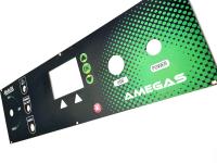 China Clear LED Windows 6 Layers Polyester Membrane Keypad Panel With 1 Million Life Cycles for sale