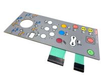 China Electronic Reverse Printing Custom Tactile Dome Switch With High Performance for sale