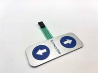 China Customizable Switch Type Membrane With Tact Dome for sale