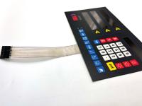 China Pocket Layered Graphic LCD Printing Keypad Dome Switch Foil For Medical Enclosure for sale