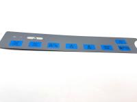 China Texture Surface Digital Printing Touch Membrane With Die Cutting Window for sale