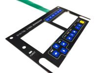 China Key Pad Instrument Stock Membrane Switch With 2.54MM Pitch Female Connector for sale