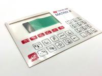 China Clear 6 Layers Polyester Single Key Membrane Switch With 1 Million Life Cycles for sale