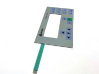 China Pocket Layered Graphic LCD Printing Top Membrane Keyboards For Medical Enclosure for sale