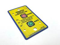 China LED Backlight Screen Printing Membrane Key Pad With Transparent Window Display for sale