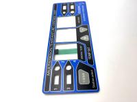 China Key Pad Instrument Membrane Control Panel With 2.54MM Pitch Female Connector for sale