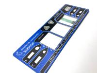 China Key Pad Instrument Membrane Control Panel With 2.54MM Pitch Female Connector for sale