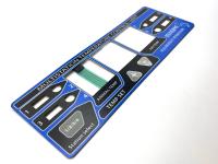 China Flexible Three Button Custom Membrane Switch Panel With Four Contacts Connector for sale