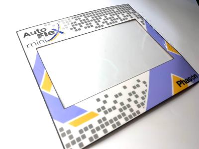 China Adhesive Custom Graphic Overlay With Embossing Dome For Good Tactile for sale