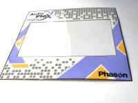 China Adhesive Custom Graphic Overlay With Embossing Dome For Good Tactile for sale
