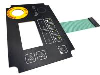 China Screen Printing Membrane Switch Supplier Silver Conductive Circuit With 2.54MM Pitch for sale