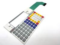 China Conductive Silver Ink Printing Custom Membrane Keypad For WIFI Telecommunication Device for sale
