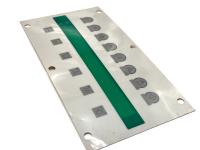 China Solid Printing Customizable Membrane Touch Control Panel For Industrial Electronical Device for sale