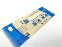 China Glossy Finish Polyester Transparent Window Membrane Switches Keyboard For CNC Machine for sale